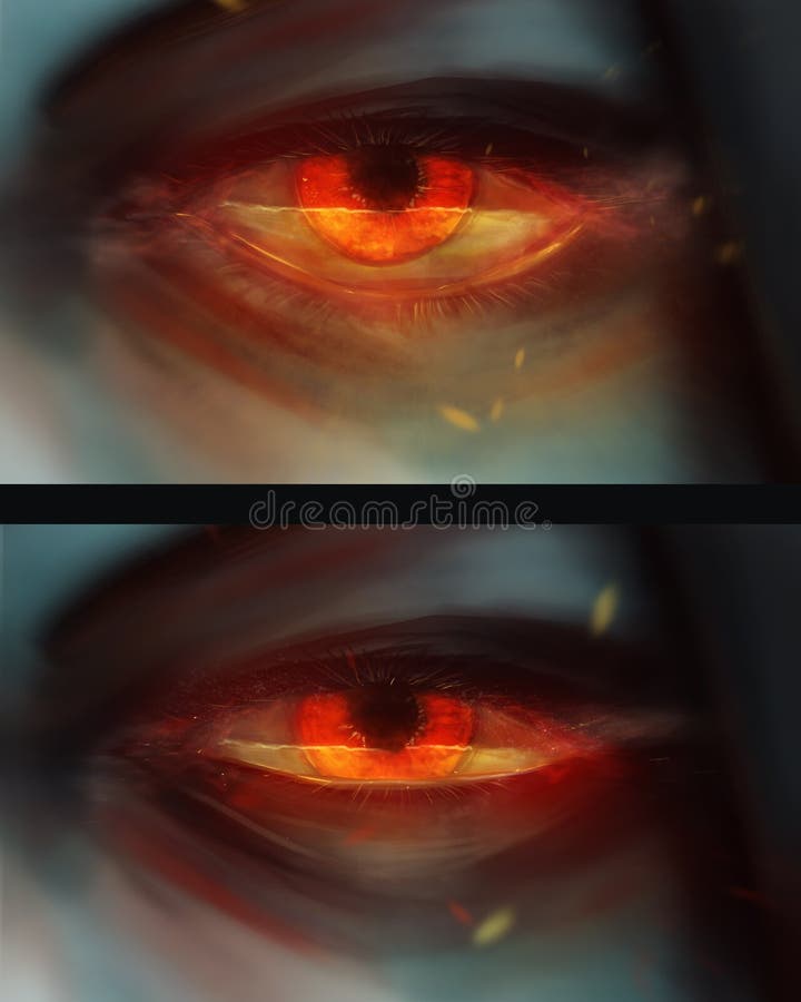 Fantasy eyes. stock illustration. Illustration of sorcerer - 48875432