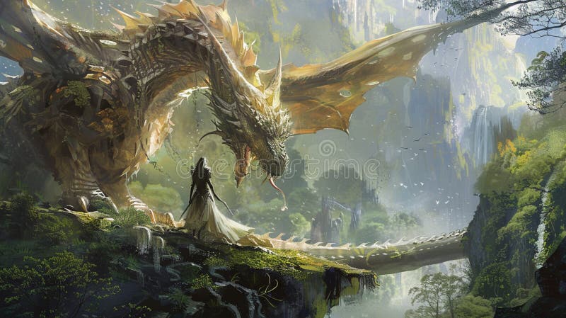 Fantasy Fables, Mythical Beasts and Legendary Creatures. Generative Ai ...