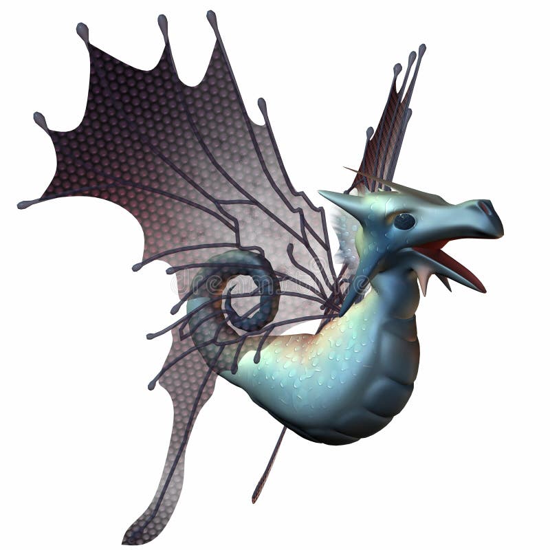 Faerie Fantasy Dragon stock illustration. Illustration of fariy - 10457575