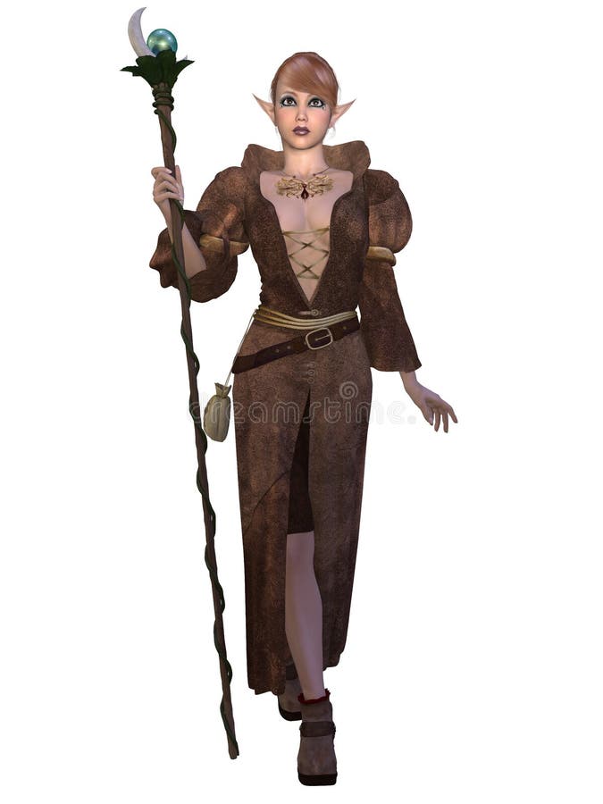 Fantasy fairytale figure stock illustration. Illustration of gossamer ...