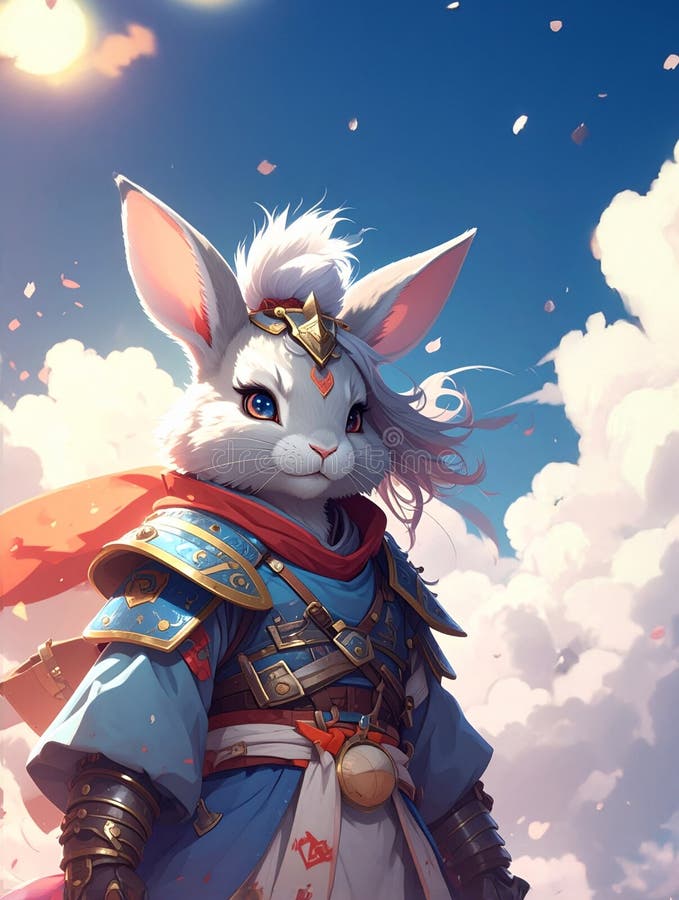Female Rabbit Warrior Stock Illustrations – 19 Female Rabbit Warrior ...