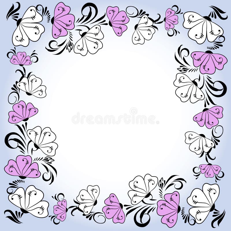 Fantasy flowers stock vector. Illustration of abstract - 15410537