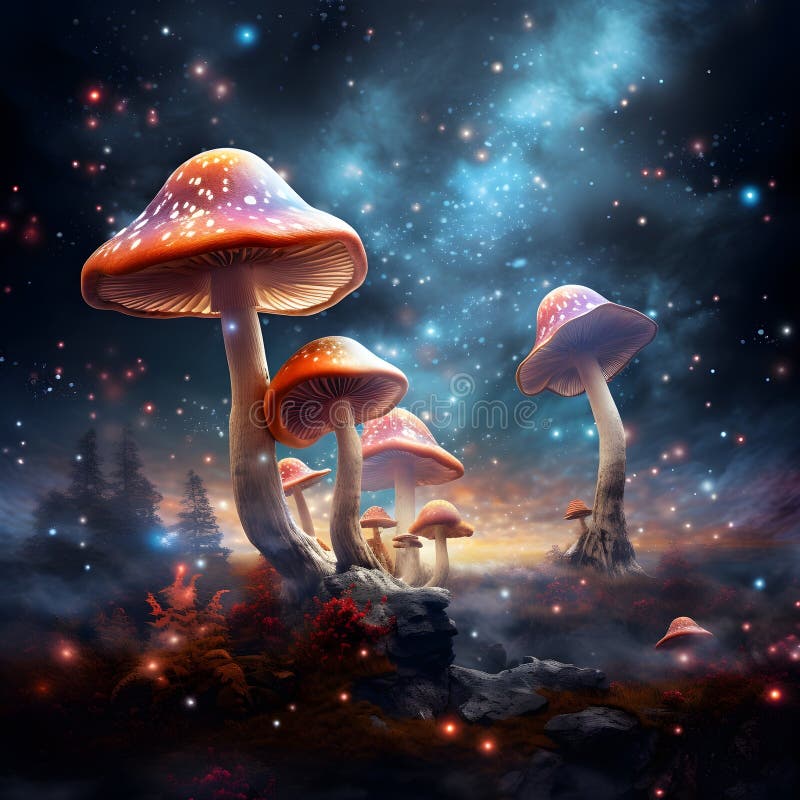 Fantasy Mycelium Stock Illustrations – 266 Fantasy Mycelium Stock ...