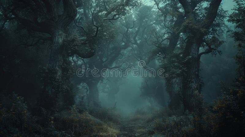 Fantasy Forest, Mystical Forest Realm with Tales of Magic and Ancient ...