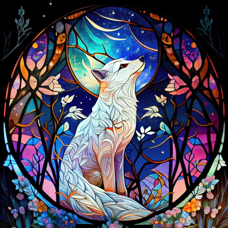 Fantasy Fox - Ai Generated stock illustration. Illustration of graphic ...