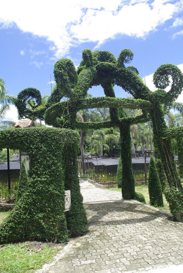 Fantasy garden entrance stock photo. Image of deny, blooming - 32385694