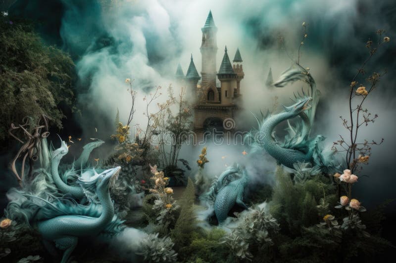 Fantasy Garden with Talking Animals, Fairytale Characters and Magical ...