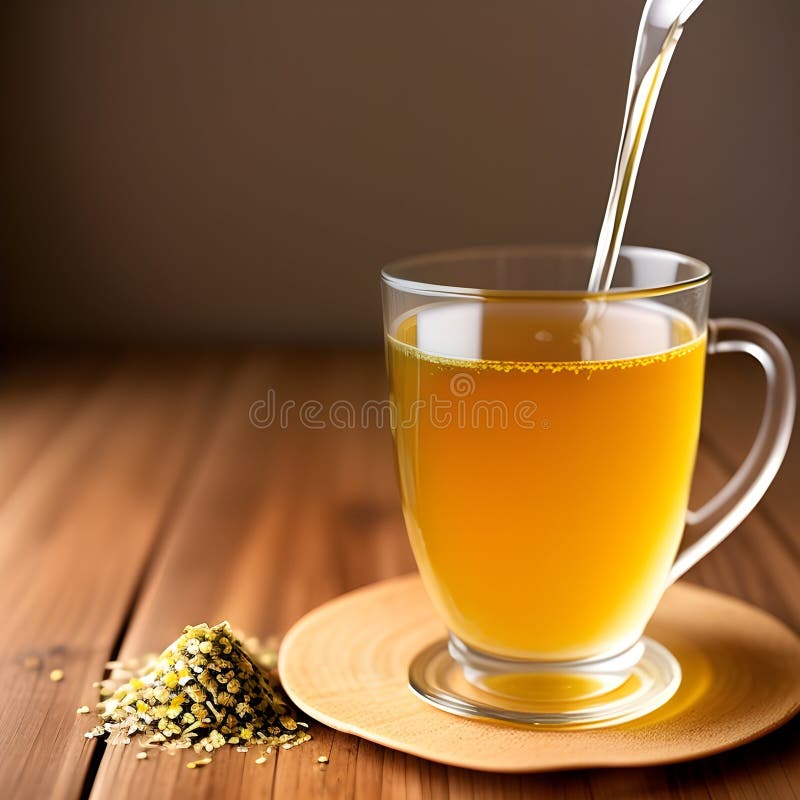Fantasy Generative AI Chamomile Tea. Cup of Chamomile Tea with ...
