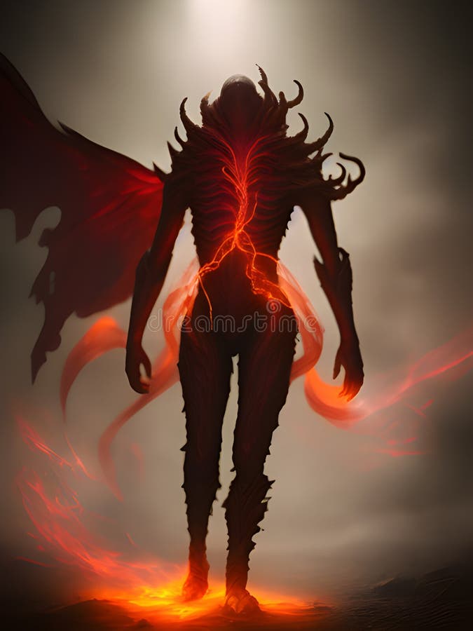 Fantasy Ghost in the Hell, Ai Generated Stock Photo - Image of beast ...