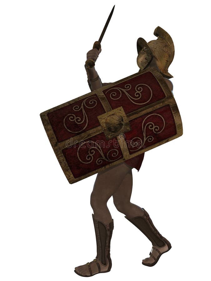 Fantasy gladitor stock illustration. Illustration of coliseum - 236330843