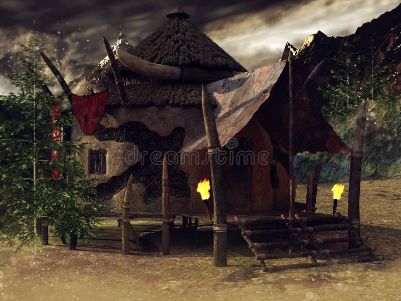 Fantasy Dark Hut Stock Illustrations – 375 Fantasy Dark Hut Stock ...