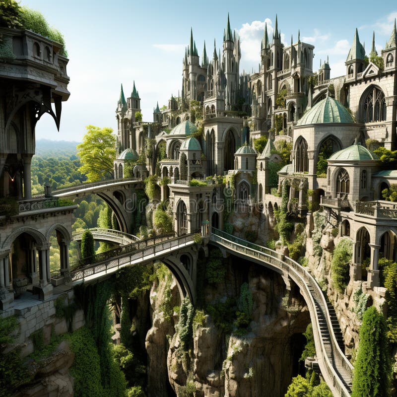 Fantasy Illustration of Creative Manipulation Stock Illustration ...