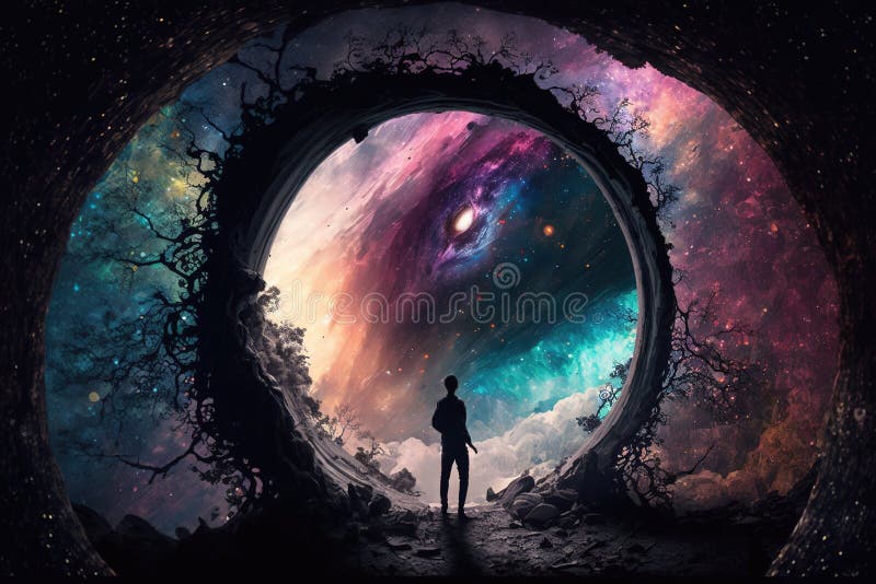 Illustration of Creative Manipulation of Futuristic Satellite Stock ...