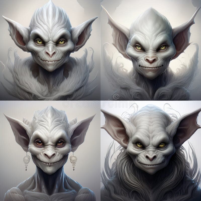 Fairytale Set with Sprites and Elves Stock Illustration - Illustration ...