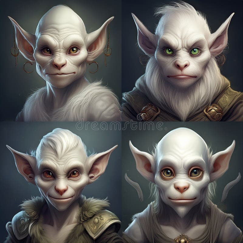 Fairytale Set with Sprites and Elves Stock Illustration - Illustration ...