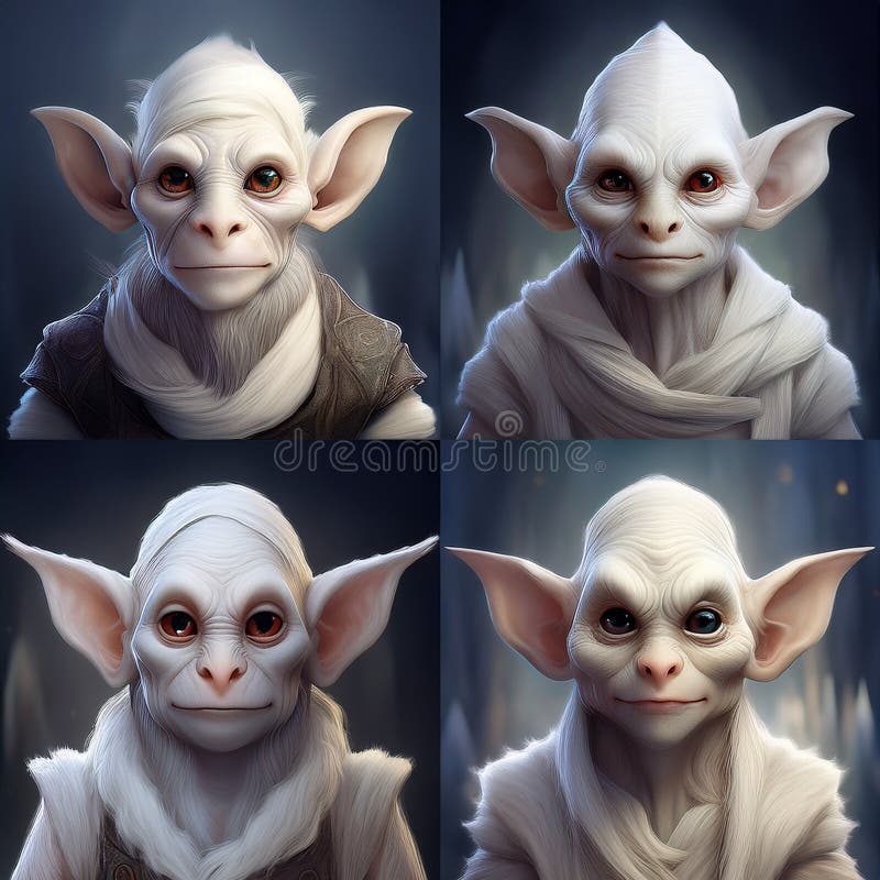 Fairytale Set with Sprites and Elves Stock Illustration - Illustration ...