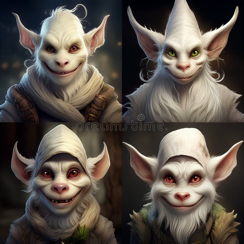 Fairytale Set with Sprites and Elves Stock Illustration - Illustration ...