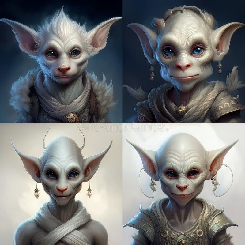 Fairytale Set with Sprites and Elves Stock Illustration - Illustration ...