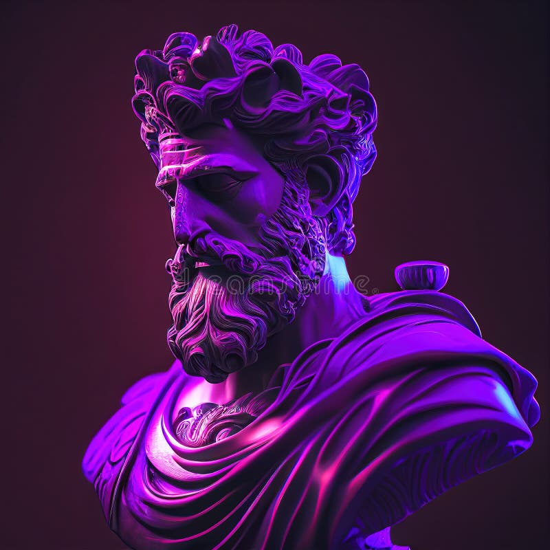 Greek Philosopher Generative AI Illustration Stock Illustration ...