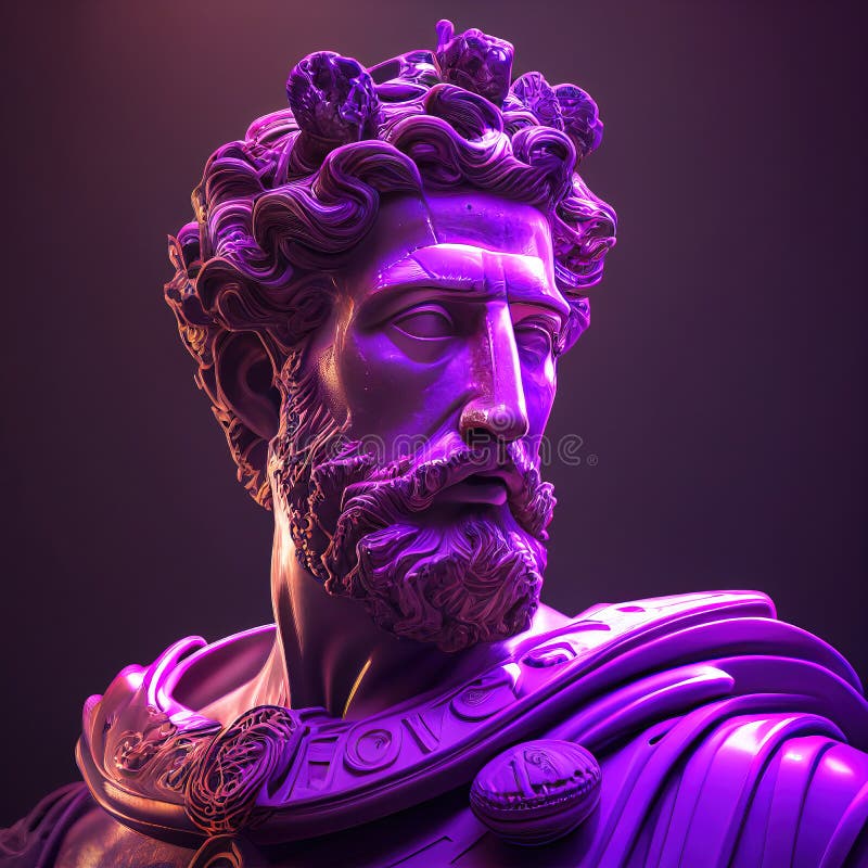 Greek Philosopher Generative AI Illustration Stock Illustration ...