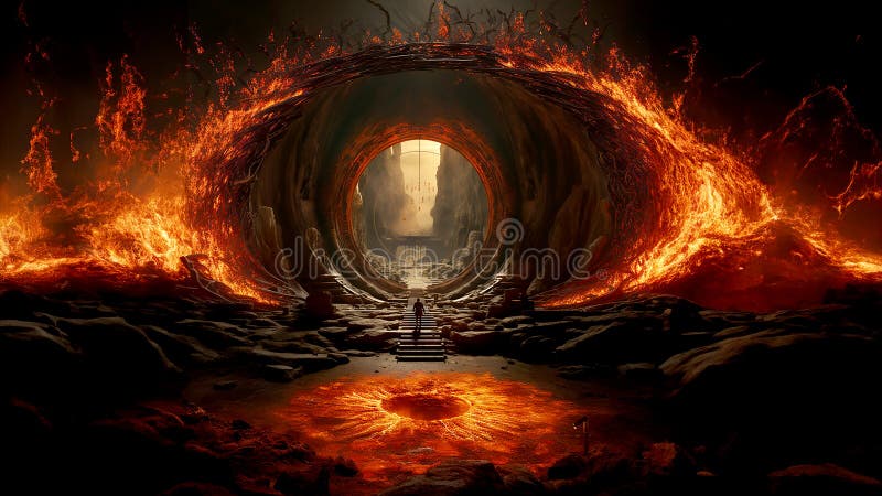 Fantasy Illustration of the Human Subconscious Psyche Stock ...