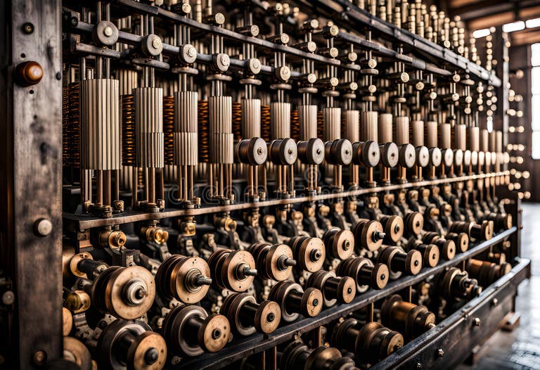 Fantasy Illustration of a 19th Century Difference Engine Type ...