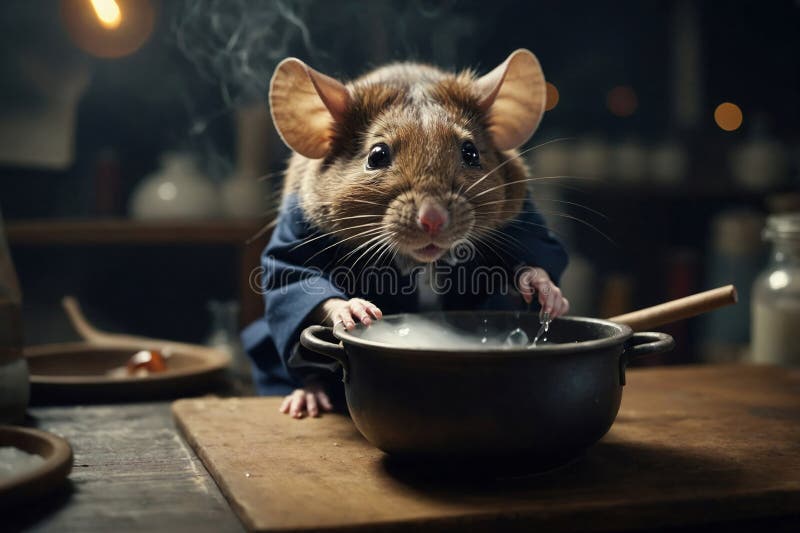 Fantasy Image of a Mouse Student in a School Uniform, Looking Shocked ...