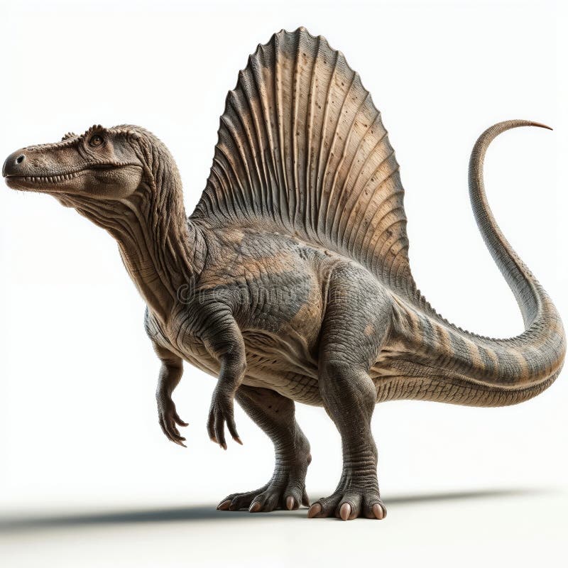 Fantasy Image of Prehistoric Creature, Spinosaurus Stock Illustration ...