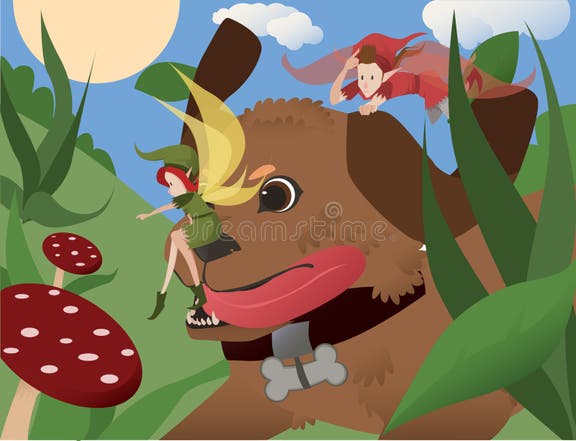 Fantasy imps stock vector. Illustration of gnome, mythical - 29583431