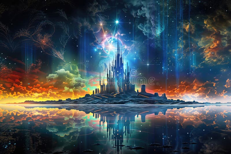 Otherworldly Buildings Stock Illustrations – 738 Otherworldly Buildings ...