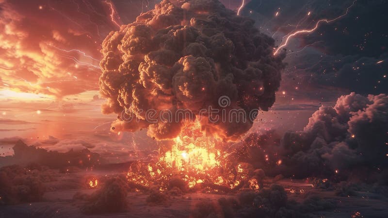 Fantasy Landscape Featuring Psychedelic Cloud Patterns. Generative AI ...