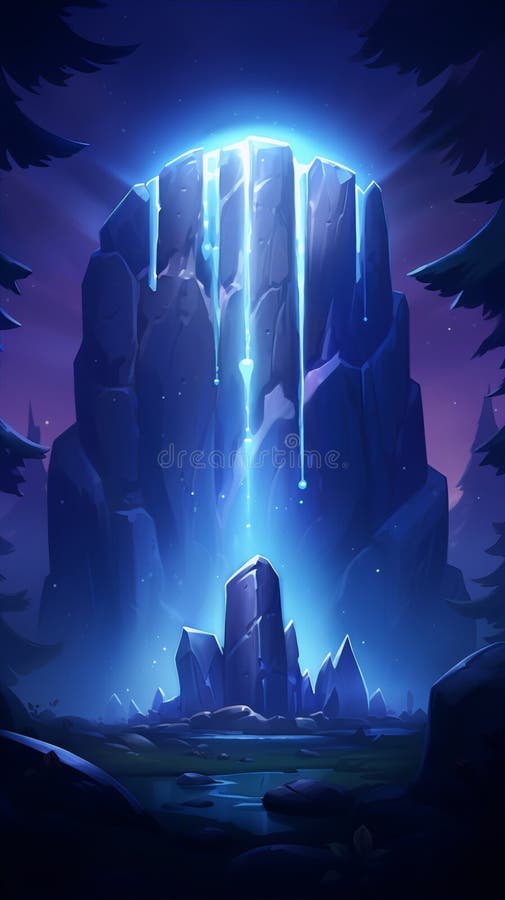 1,345 Fantasy Forest Waterfall Blue Stock Photos - Free & Royalty-Free ...