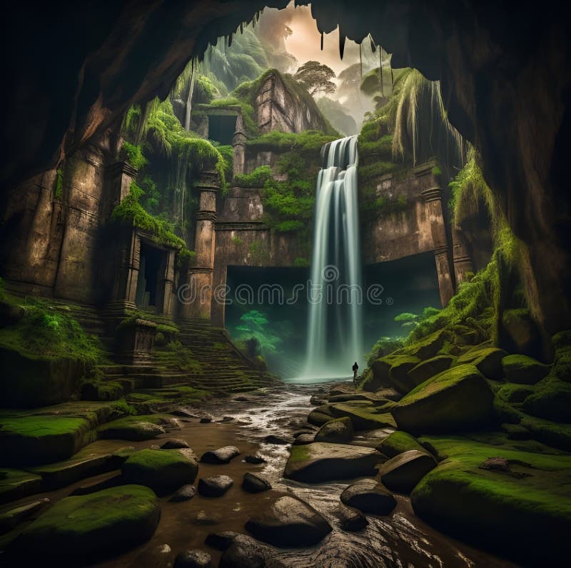 Jungle Cave 3d Stock Illustrations – 130 Jungle Cave 3d Stock ...