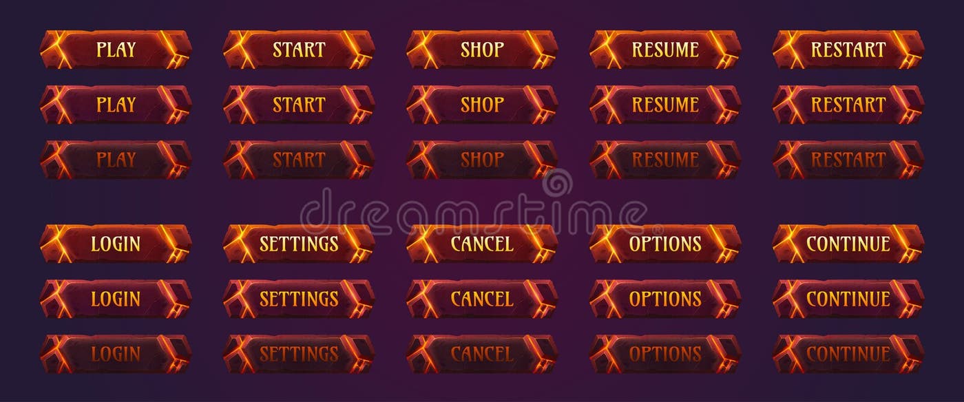 Medieval Game Gui Pack Stock Illustrations – 68 Medieval Game Gui Pack ...