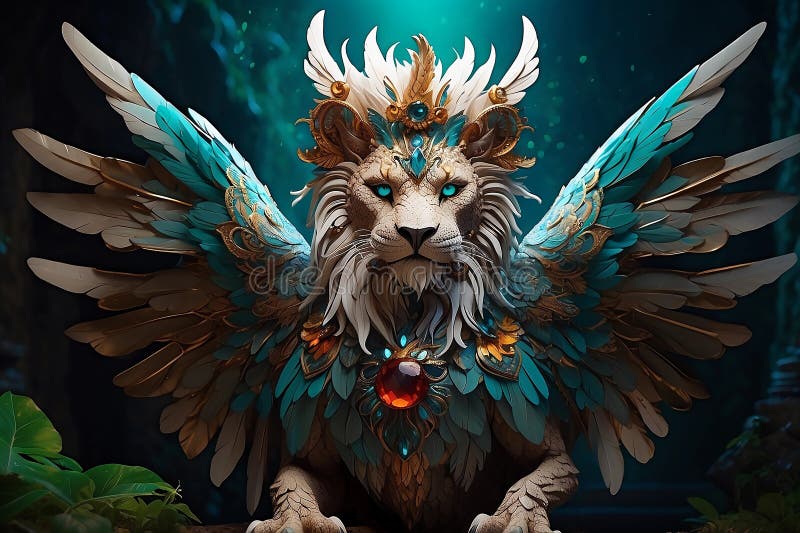 Fantasy Legends: AI-Generated Mythical Creatures, Spotlighting Griffin ...