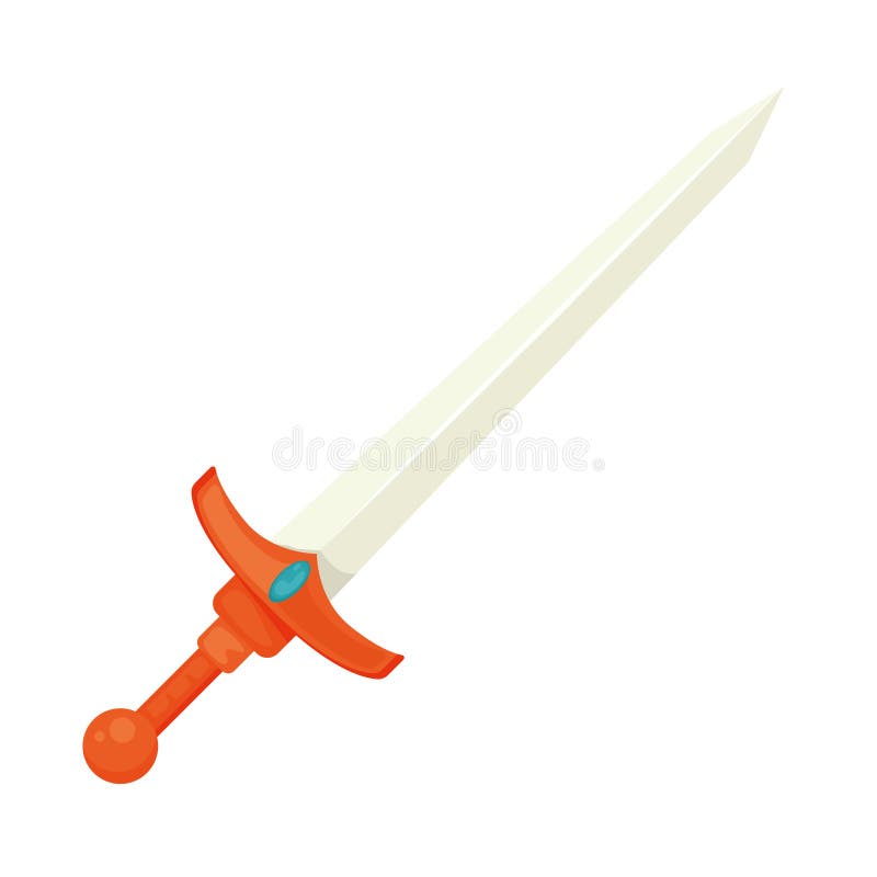 Fantasy magic dagger icon stock vector. Illustration of sword - 357609331