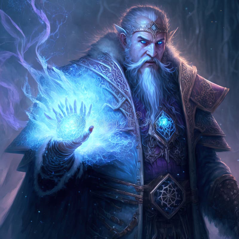 Conjurer Fantasy Art Stock Illustrations – 176 Conjurer Fantasy Art ...