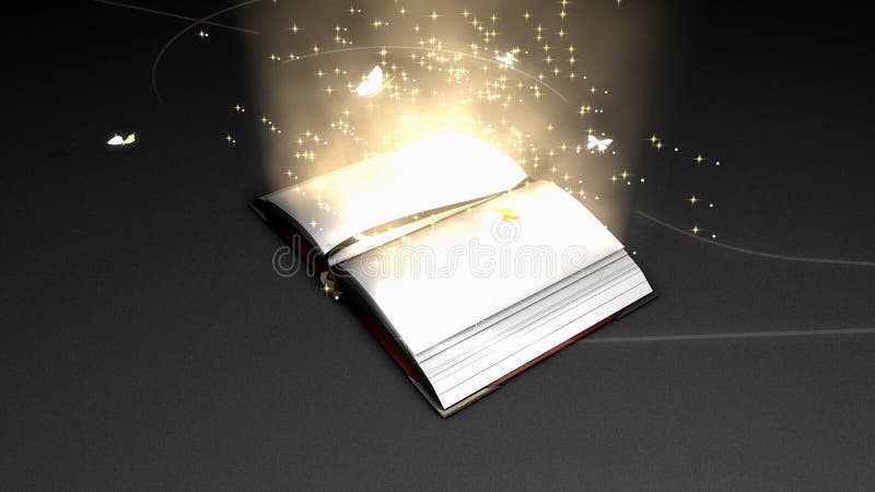 Fantasy and Magical Book Animation. Stock Footage - Video of glow ...