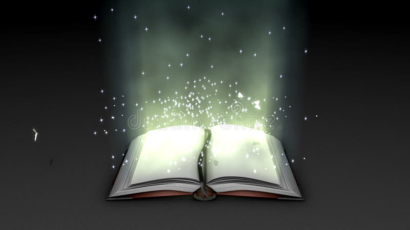 Fantasy and Magical Book Animation. Stock Footage - Video of dream ...