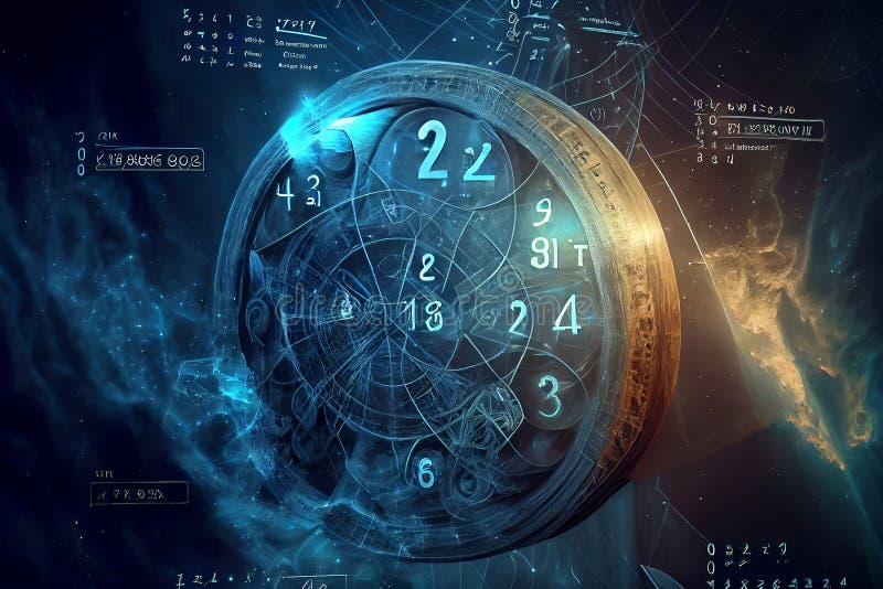 A Fantasy Math Background Featuring Imaginary Mathematical Equations ...