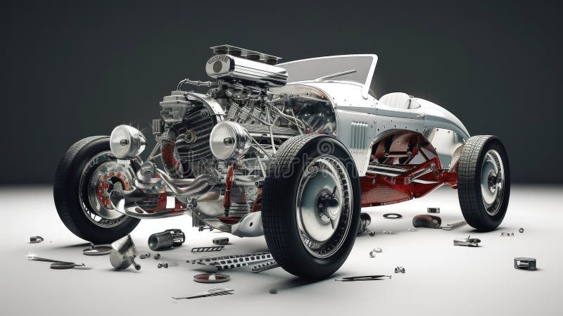 Fantasy Meticulous Auto Engine Disassembly: a Comprehensive Visual ...