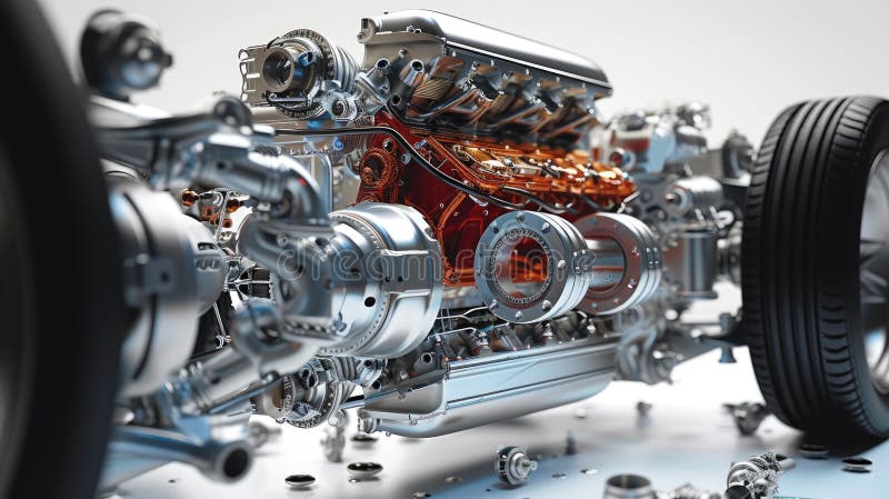 Fantasy Meticulous Auto Engine Disassembly: a Comprehensive Visual ...