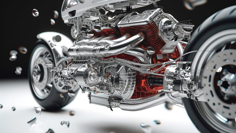 Fantasy Meticulous Auto Engine Disassembly: a Comprehensive Visual ...
