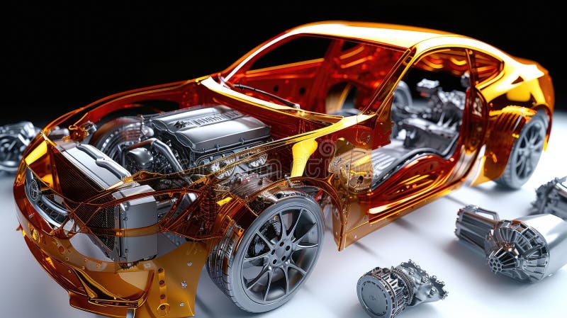 Fantasy Meticulous Auto Engine Disassembly: a Comprehensive Visual ...