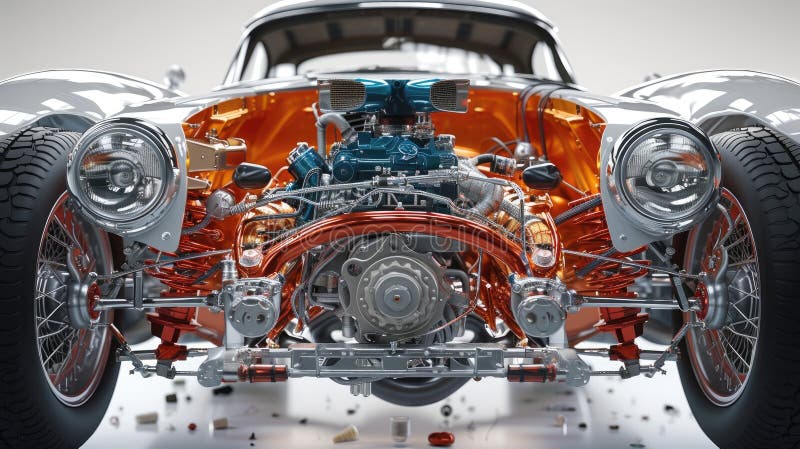 Fantasy Meticulous Auto Engine Disassembly: a Comprehensive Visual ...