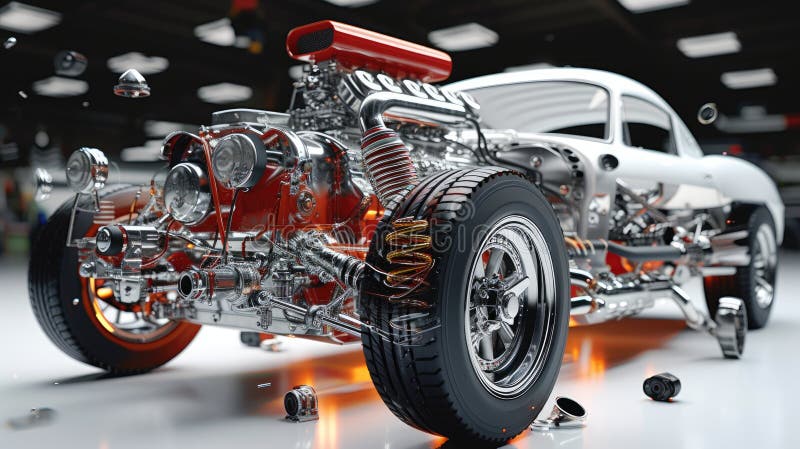 Fantasy Meticulous Auto Engine Disassembly: a Comprehensive Visual ...