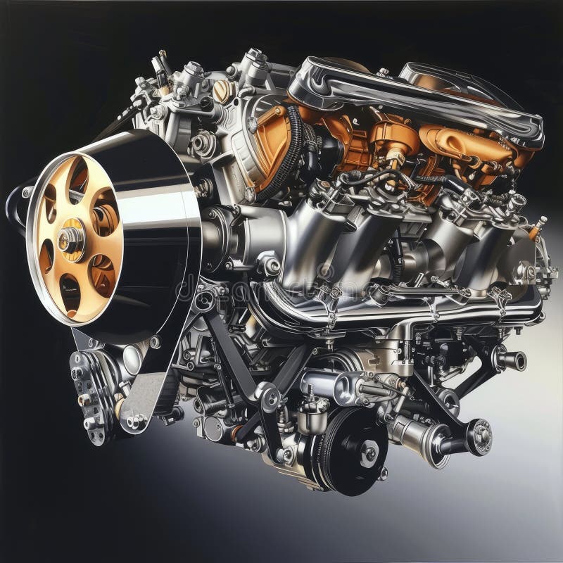 Fantasy Meticulous Auto Engine Disassembly: a Comprehensive Visual ...