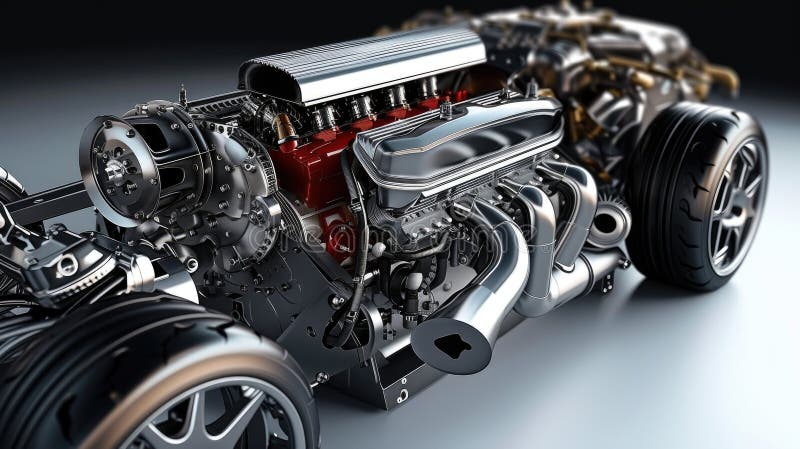 Fantasy Meticulous Auto Engine Disassembly: a Comprehensive Visual ...