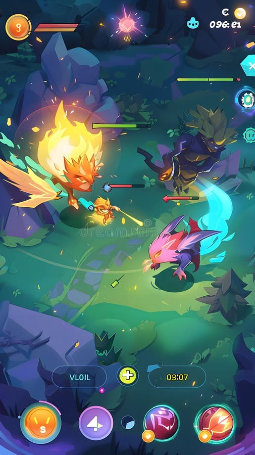 Fantasy Mobile Game, Epic Creature Battles & Magical Abilities ...