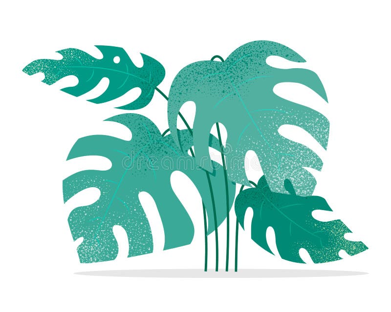 Fantasy Flat Design of Modern Leaves and Plants Stock Vector ...